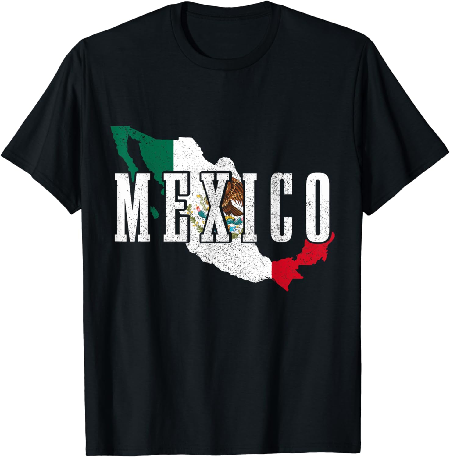 Mexico Map Pride Mexican Flag T-Shirt - Walmart.com