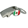 Mexico Mexican Flag, Plated Metal Whistle Bottle Opener Keychain Key ...