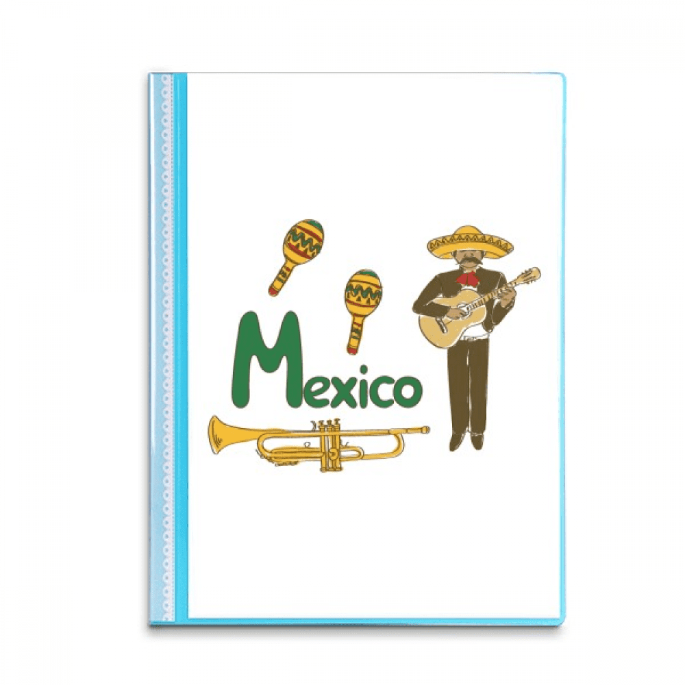 Mexico Music Instrument Song Mexican Book Sheet Protectors Portfolio ...