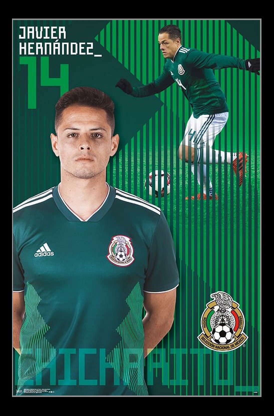 Mexico National Soccer Team - Javier HernÔøΩÔøΩ_ndez Poster - 22 x 34 ...