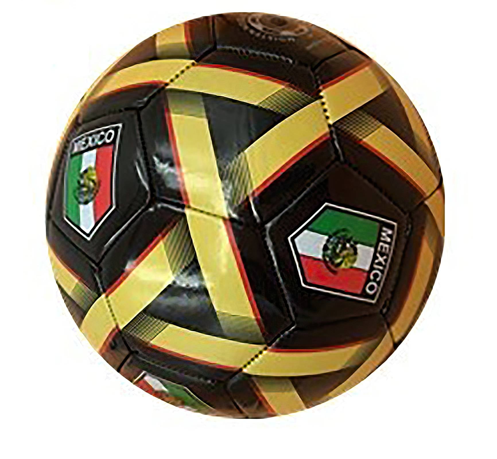 Mexico Official Size 5 Inflatable Black Mexican Soccer Balls 9 inches ...