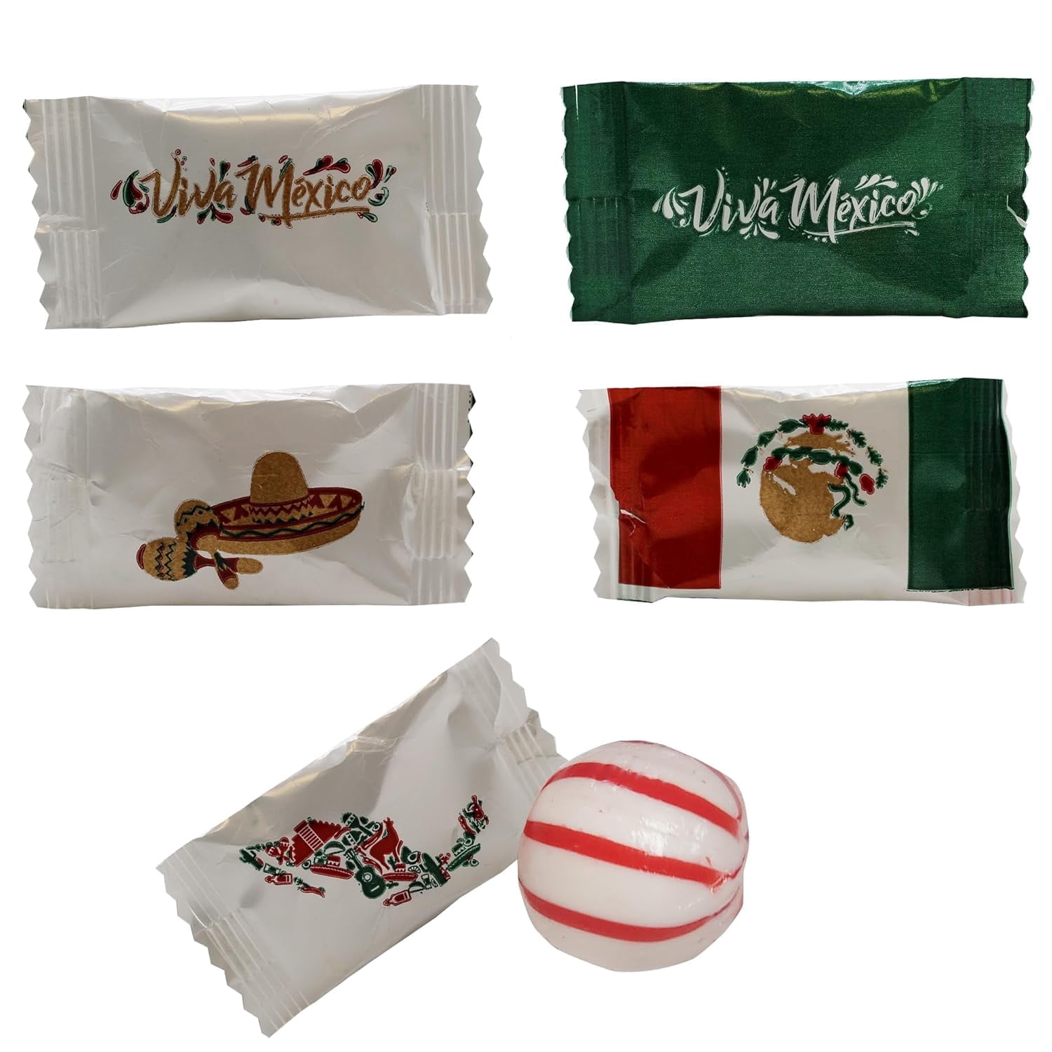 Mexico Peppermints 100 Count – Sweet Mexican Mint Candy - Authentic ...