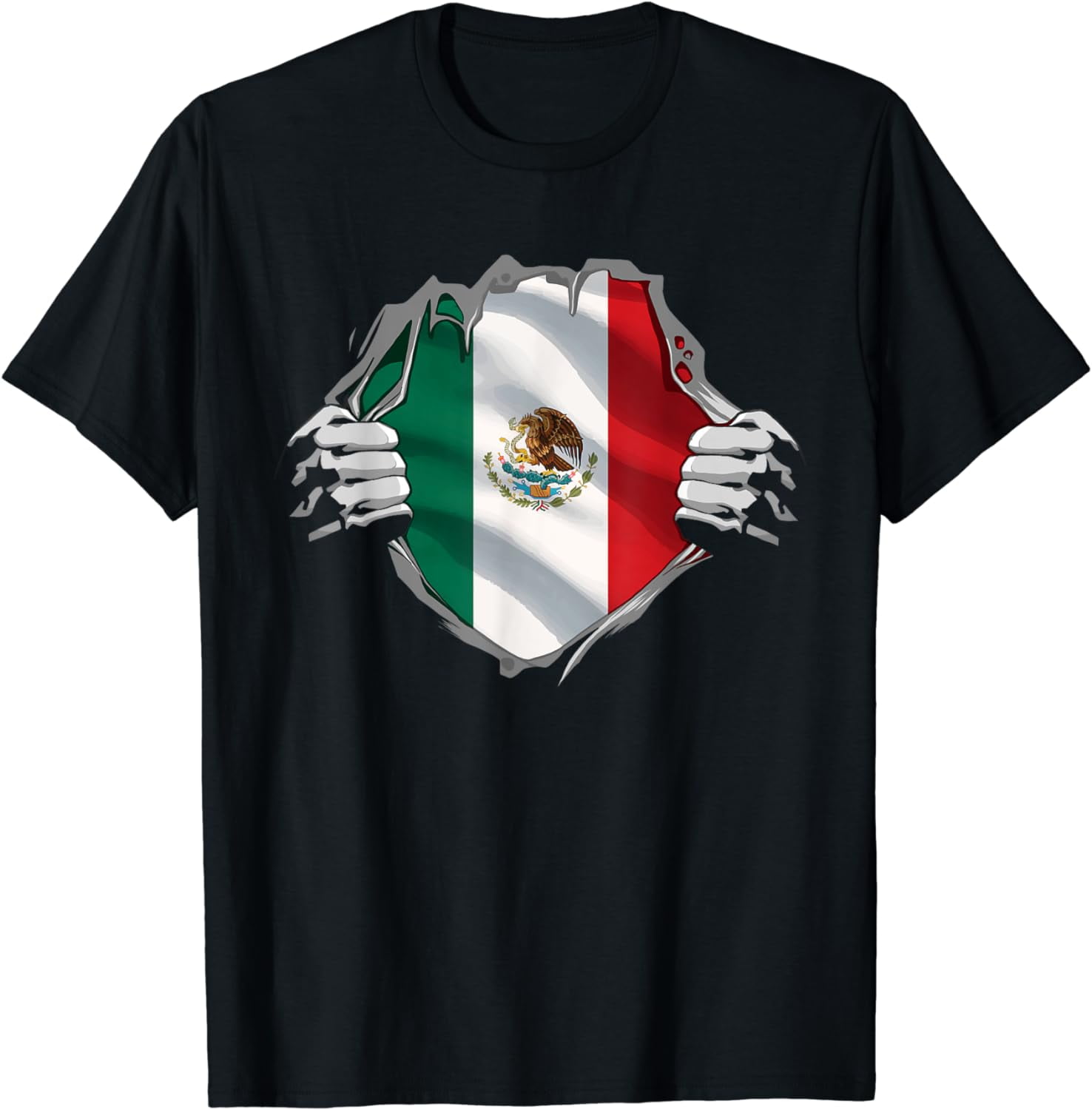 Mexico Shirt Mexican Flag Shirt Hispanic Pride Independence T-Shirt - Walmart.com