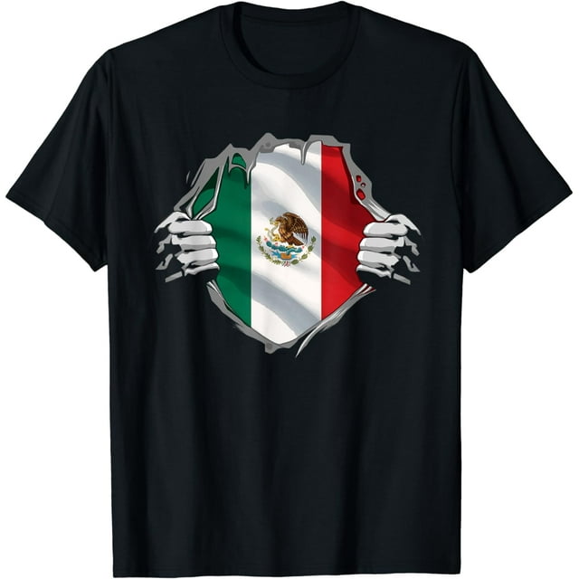 Mexico Shirt Mexican Flag Shirt Hispanic Pride Independence T-Shirt - Walmart.com