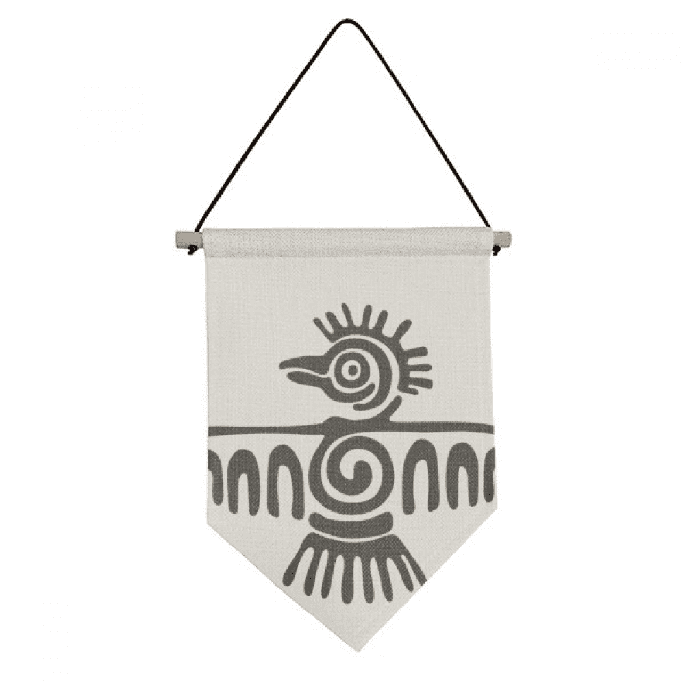 Mexico Totems Bald Eagle Ancient Civilization Canvas Flag Hanging Wall ...