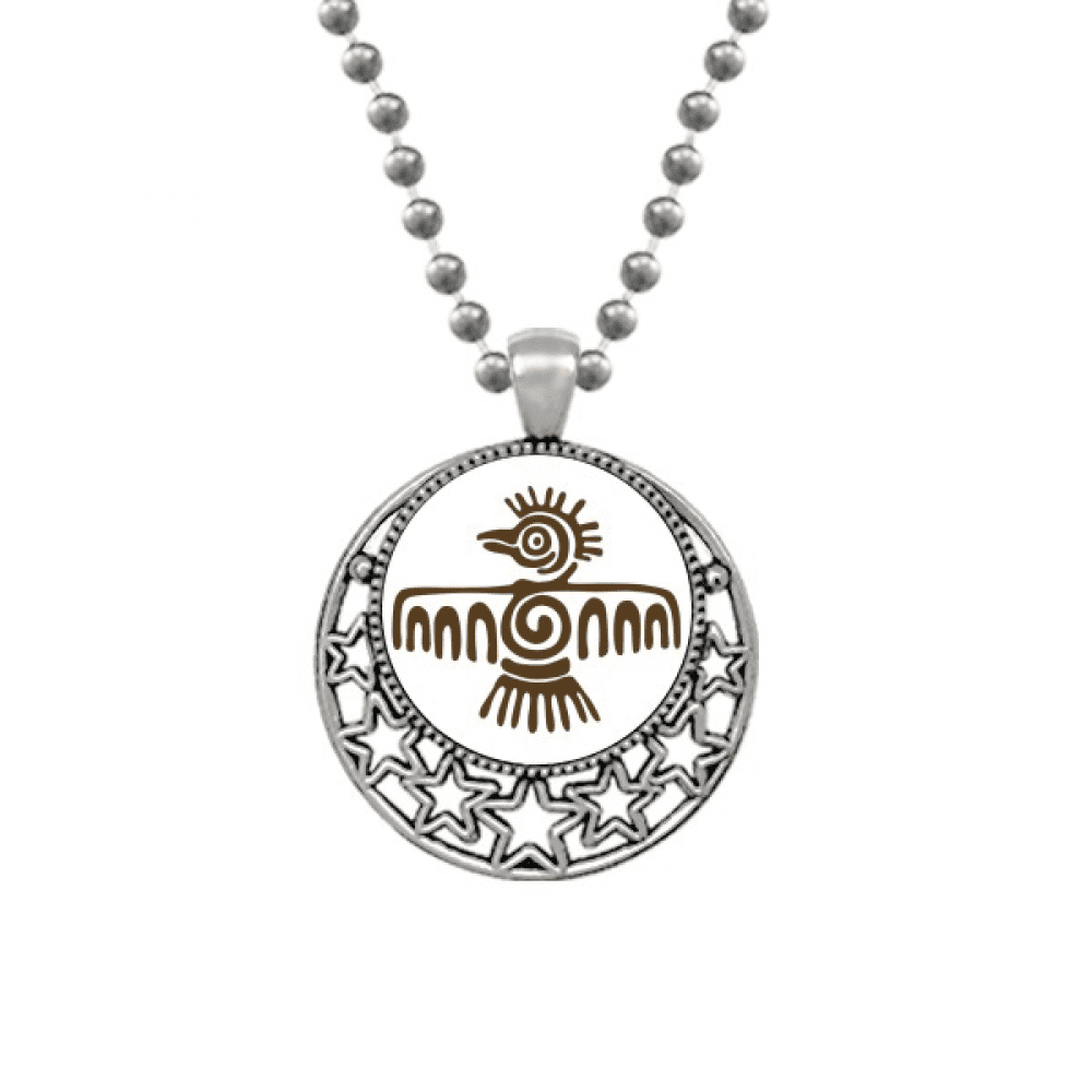 Mexico Totems Bald Eagle Ancient Civilization Necklaces Pendant Retro ...