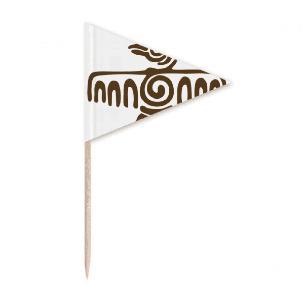 Mexico Totems Bald Eagle Ancient Civilization Toothpick Triangle ...