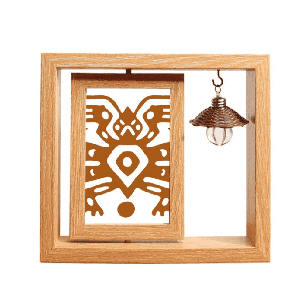 Mexico Totems Mexican Ancient Civilization Wooden Rotating Picture ...