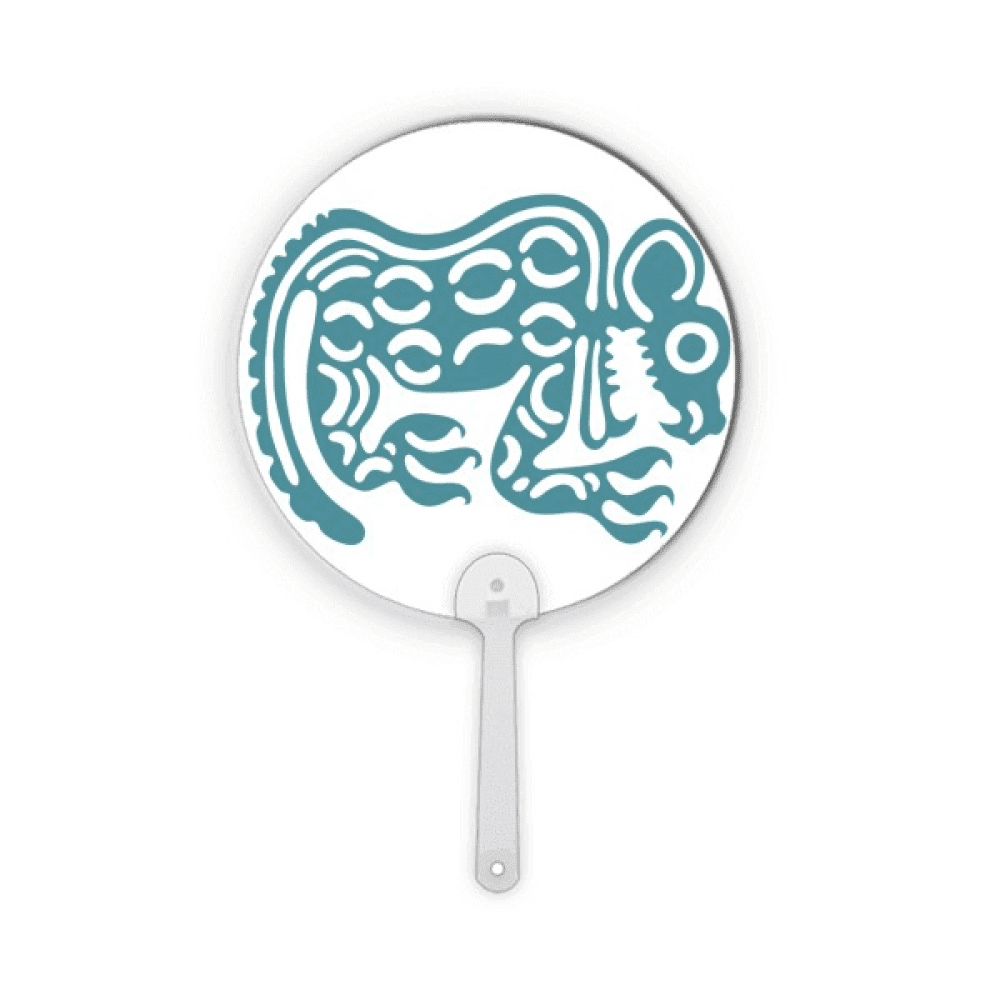 Mexico Totems Mexican Animal Ancient Civilization Plastic Round ...