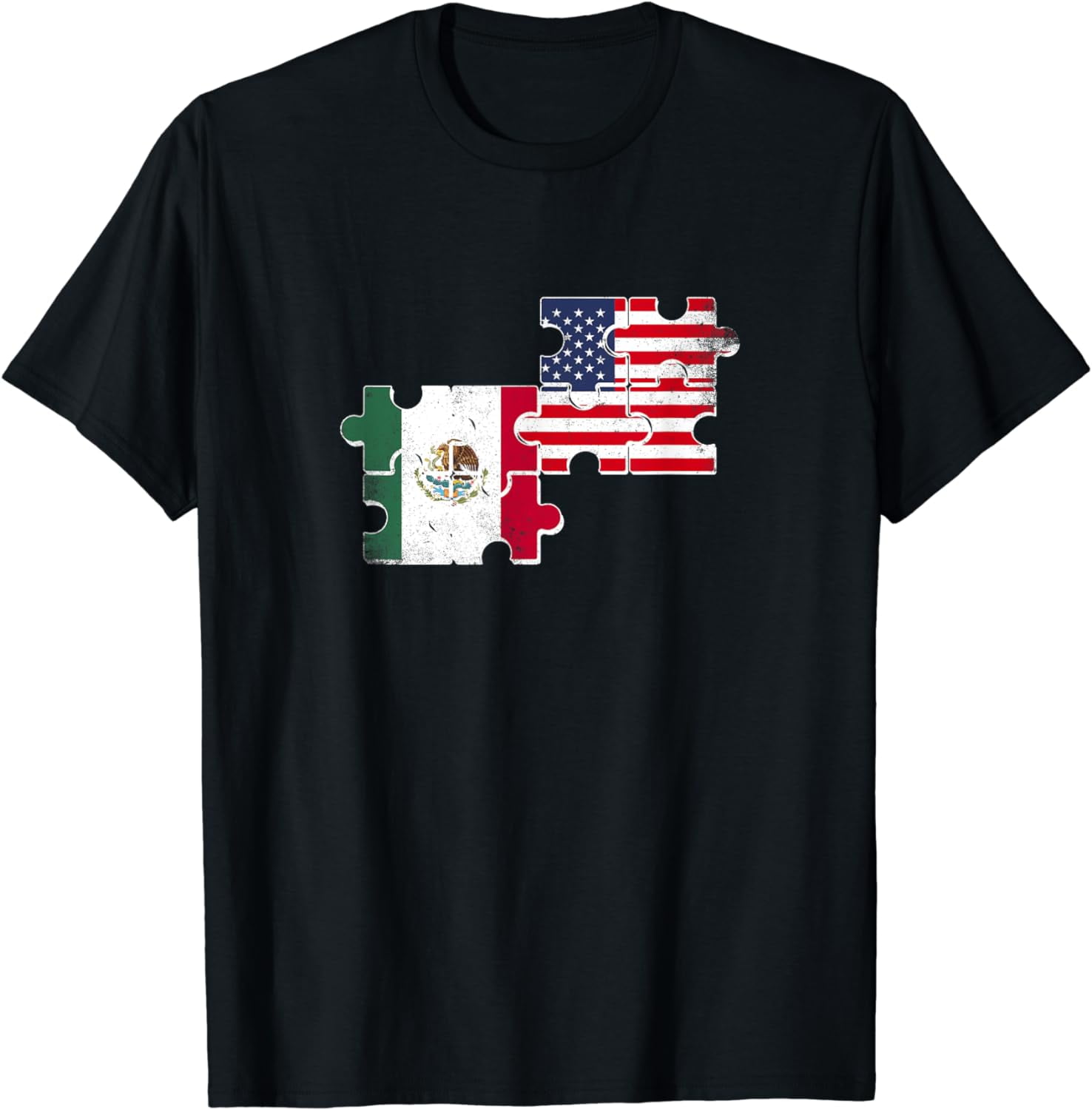 Mexico USA Flag American Mexican T-Shirt - Walmart.com
