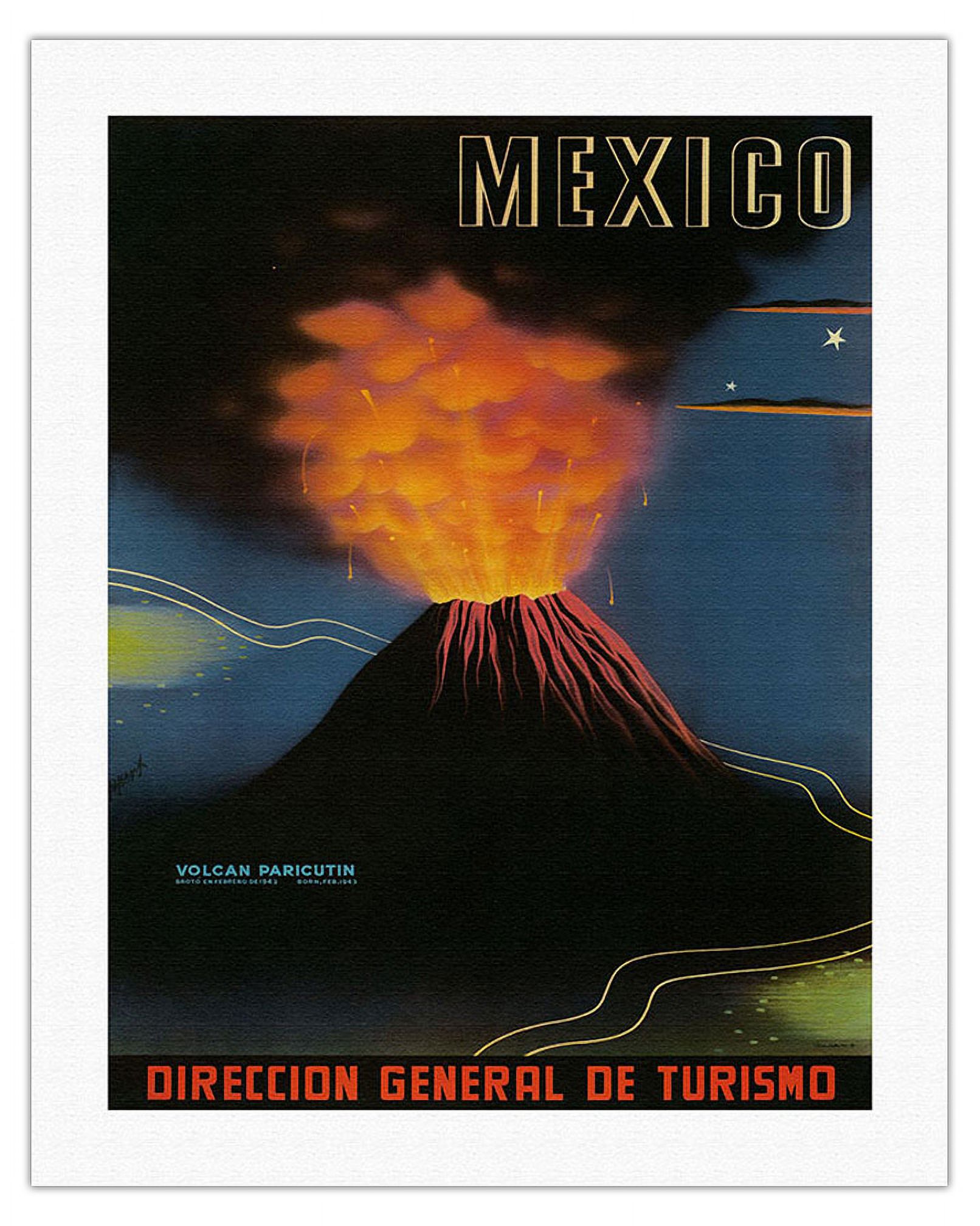 Mexico - Volcano of Parícutin - Mexico’s Most Famous Volcano - Vintage ...