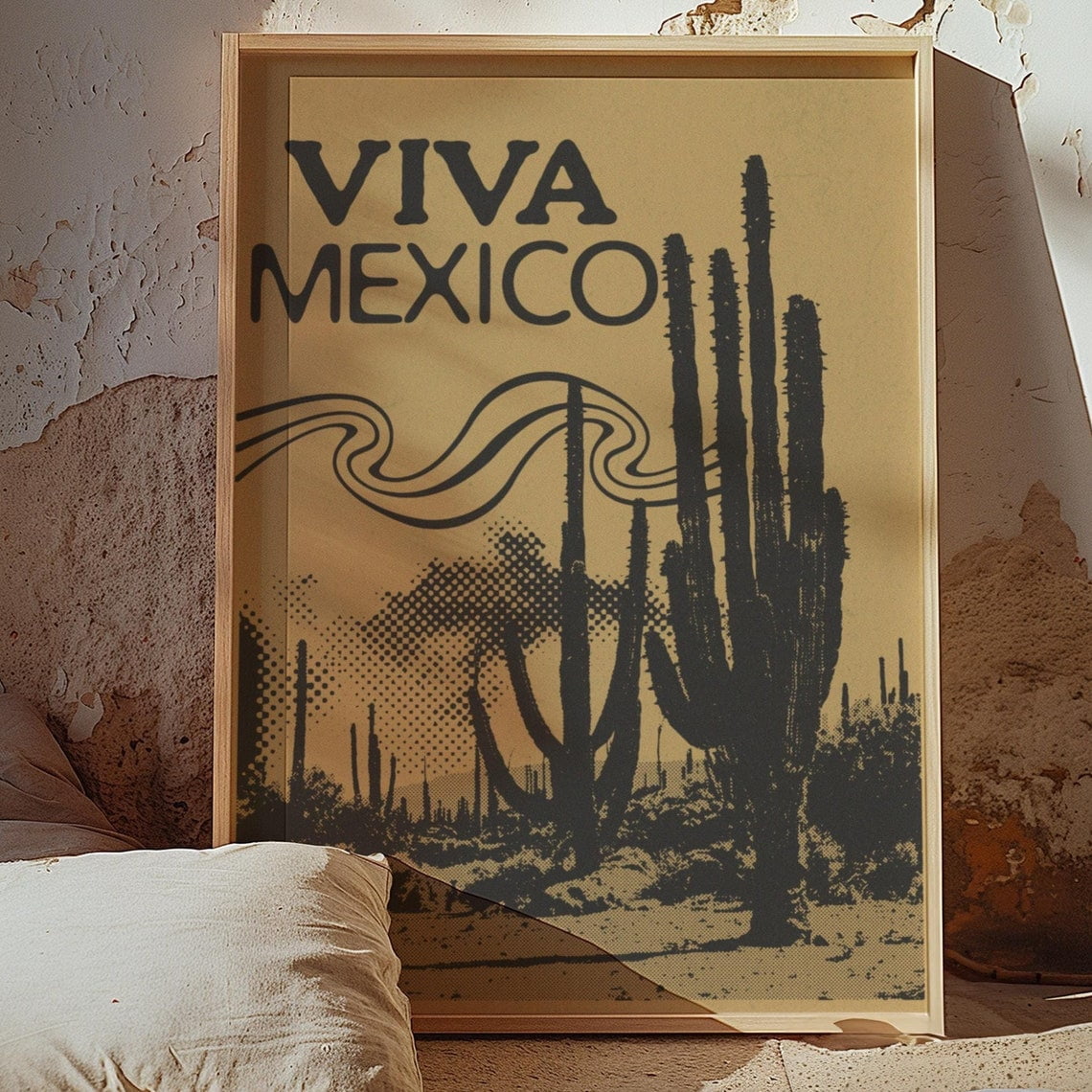Mexico Wall Art,Mexico Travel Poster, Vintage Mexican Poster,Retro ...