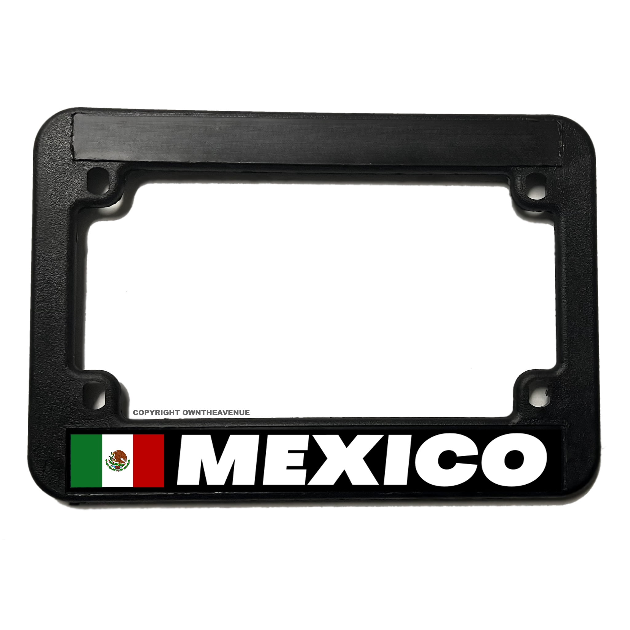 Mexico World Country Flag Motorcycle License Plate Frame - Walmart.com