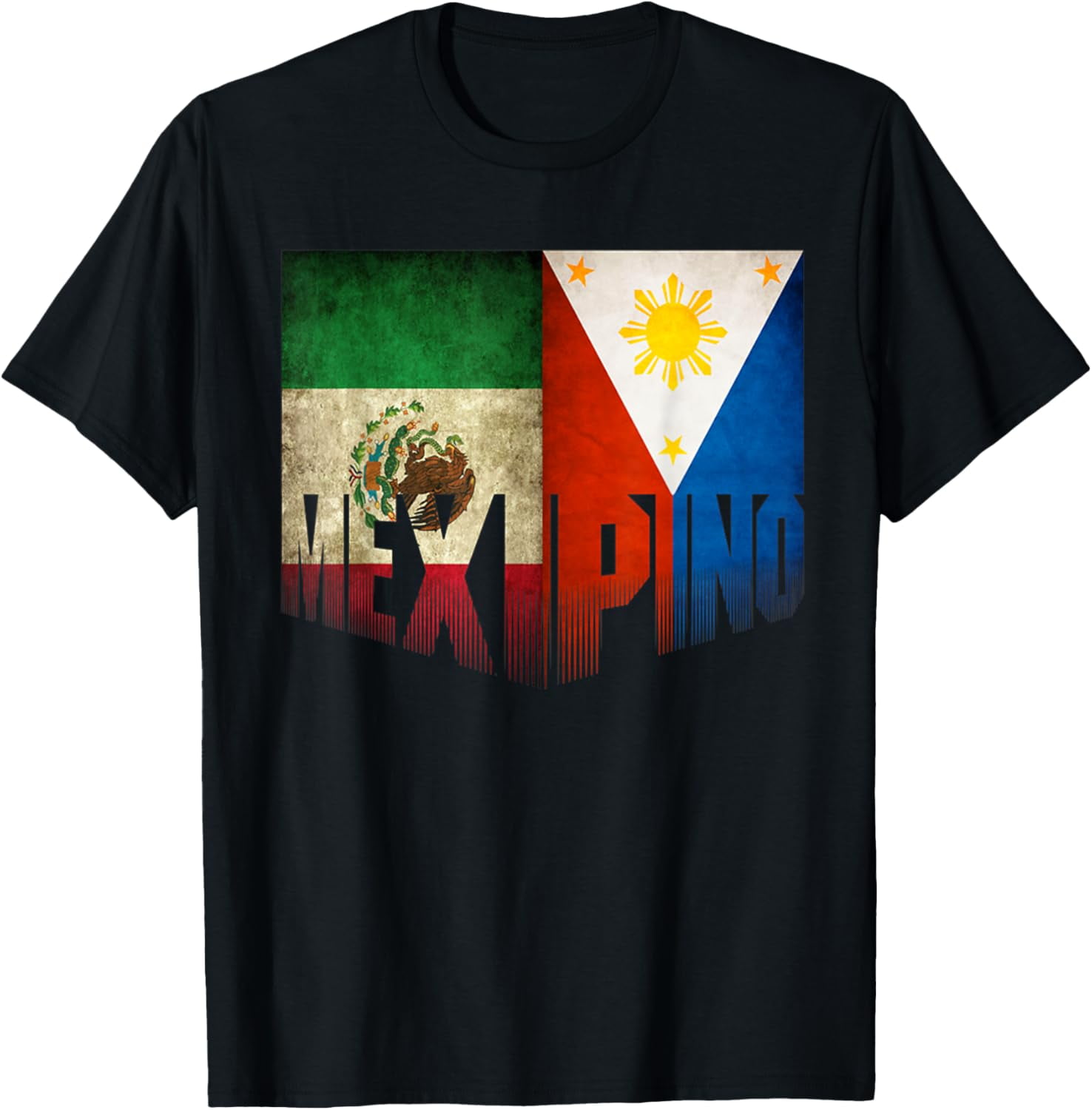 Mexipino Mexican Filipino American Heritage T-Shirt - Walmart.com