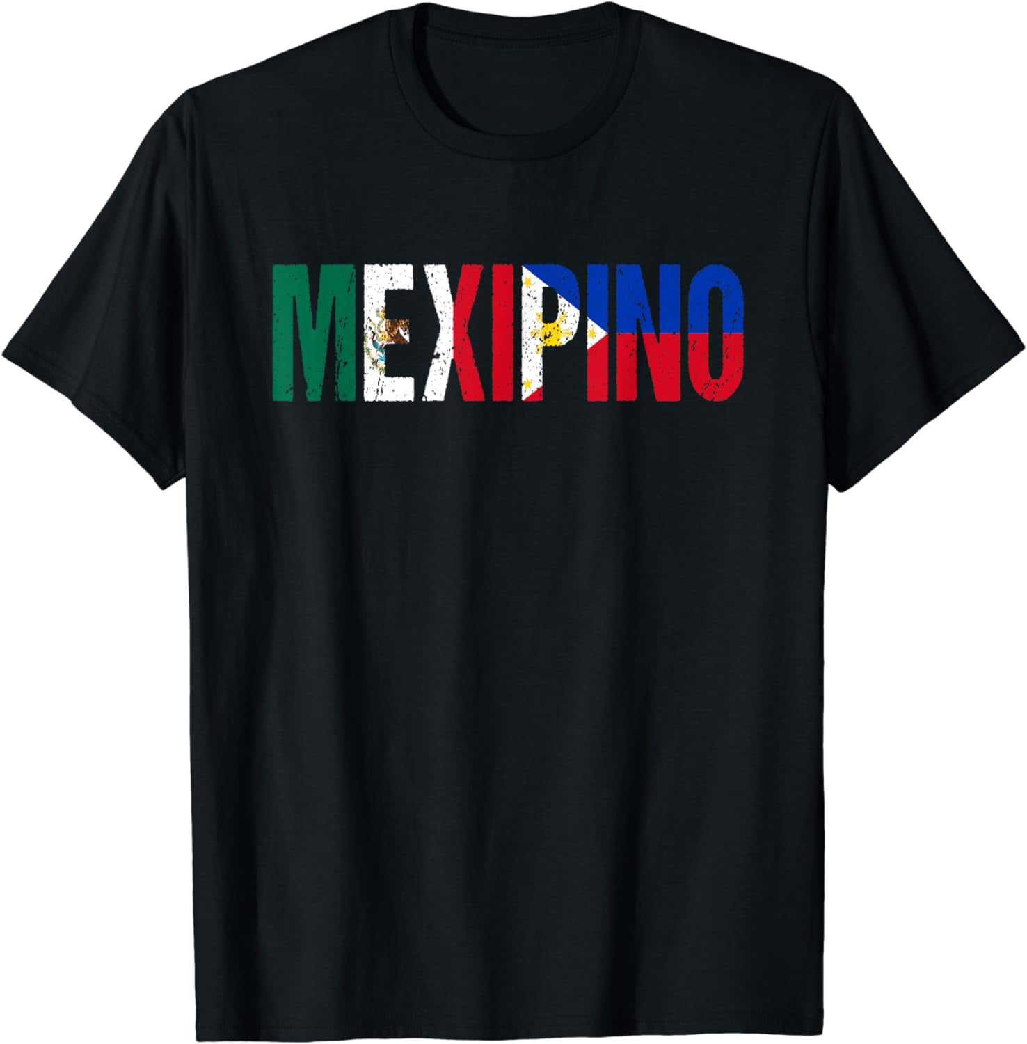 Mexipino Mexico Philippines Flag Ancestery Filipino Mexican T-Shirt - Walmart.com