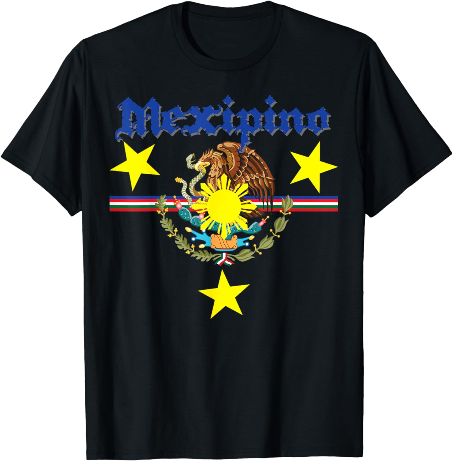 Mexipino Shirt Filipino and Mexican Pride T-Shirt Mexico PI - Walmart.com