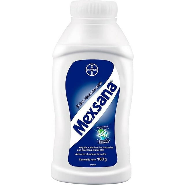 Mexsana Talco Desodorante para Pies Frasco con 160g/ mexsana foot ...