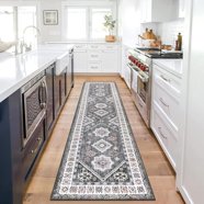 2x8 Modern Gray Runner Rugs for Hallway | Indoor Entry, Entryway ...