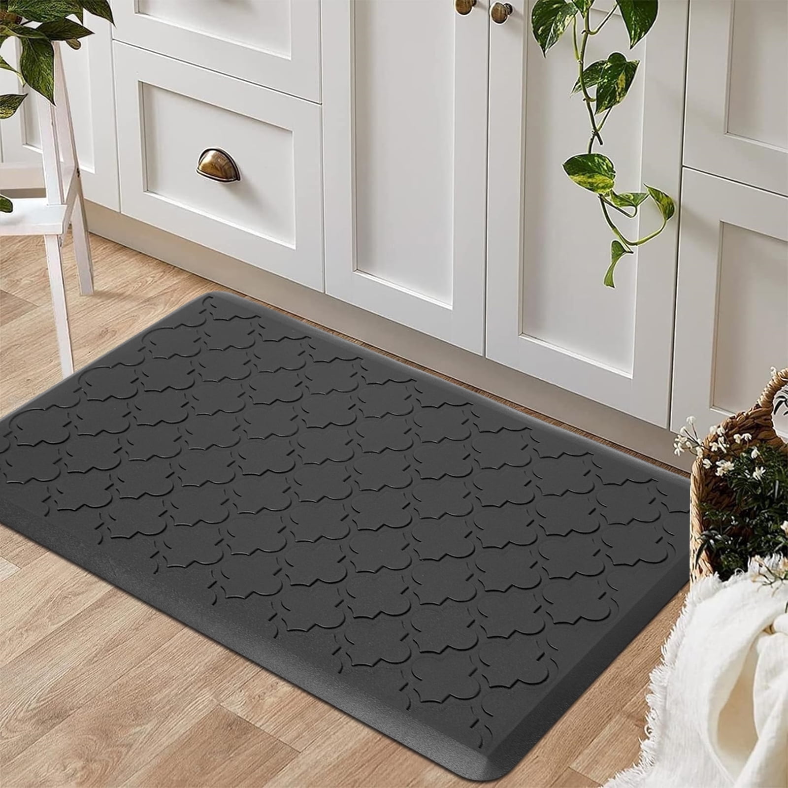 "MeyJey 20""x30"" Thick Anti Fatigue Kitchen Rug, Stress Relief, Non ...