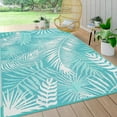 MeyJey Outdoor Rug, 6'x9' Reversible Waterproof Area Rug, Plastic Mat ...