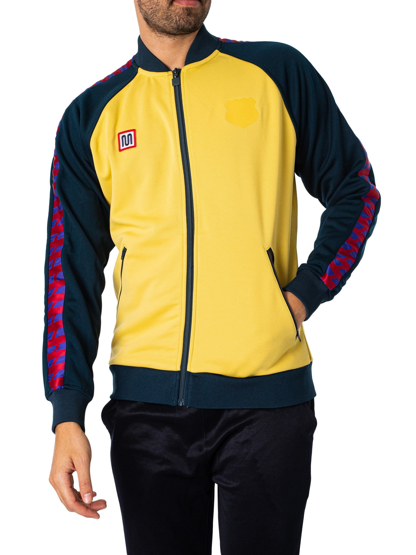 Meyba Blaugrana Barcelona Track Jacket, Yellow - Walmart.com