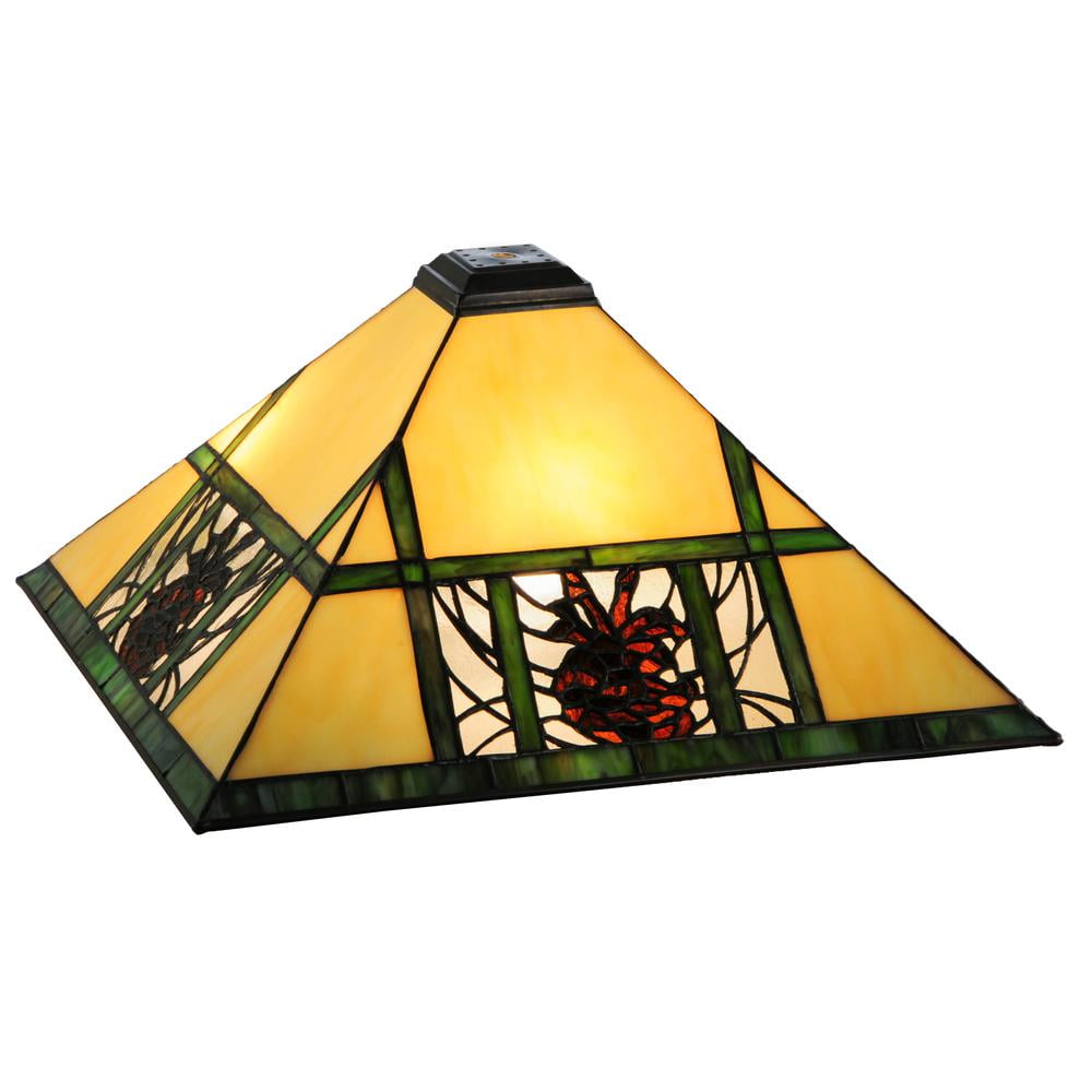 Meyda Lighting 17"Sq Pinecone Ridge Shade - Walmart.com