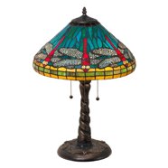 Meyda Lighting 22"H Blue Pond Lily 10 LT Table Lamp - Walmart.com