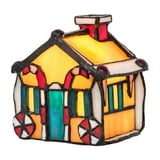 Meyda Lighting 4.5'H Gingerbread House Accent Lamp, Hai Cag Green Flame ...