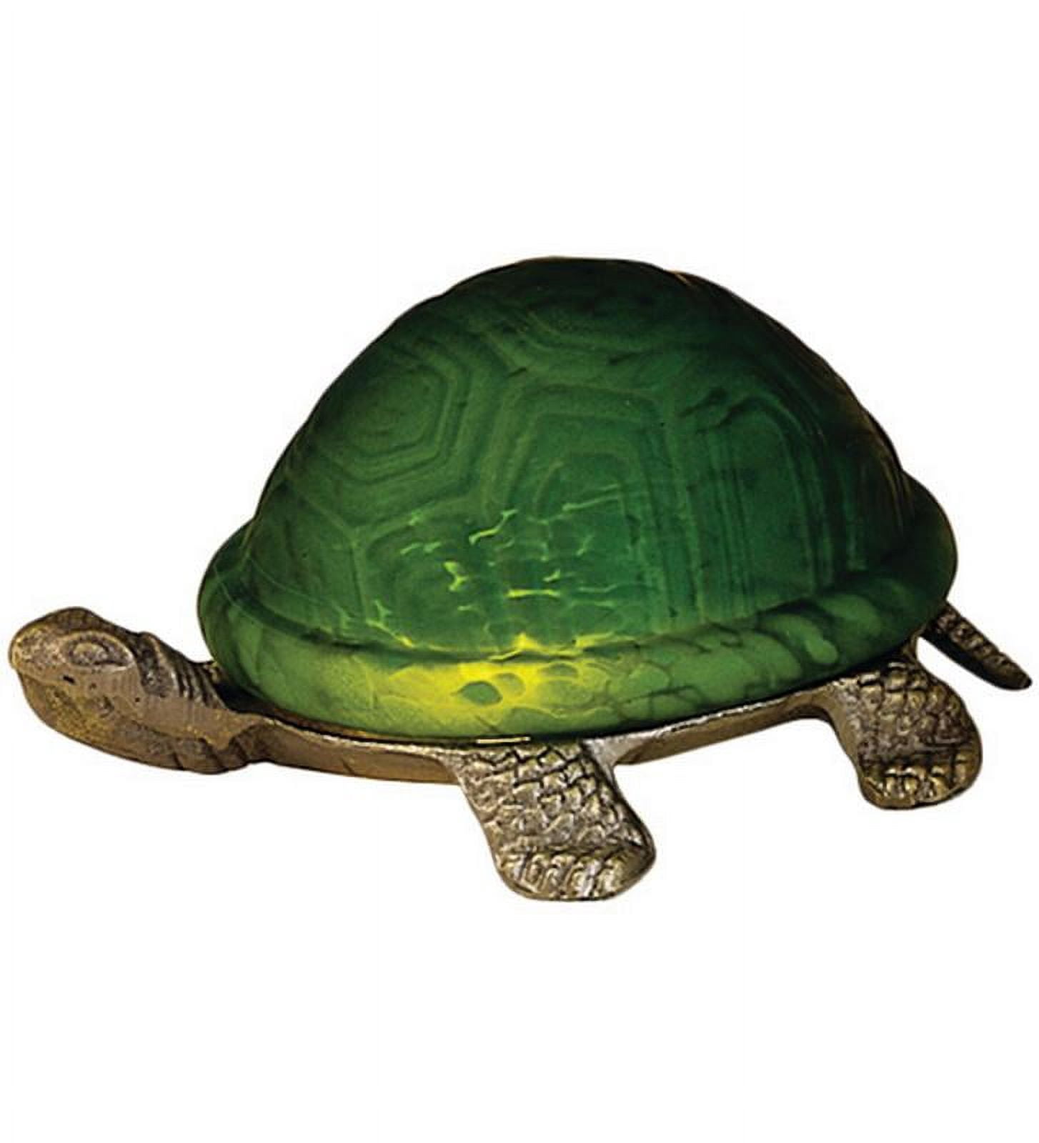 4"H Turtle Art Glass Accent Lamp - Walmart.com
