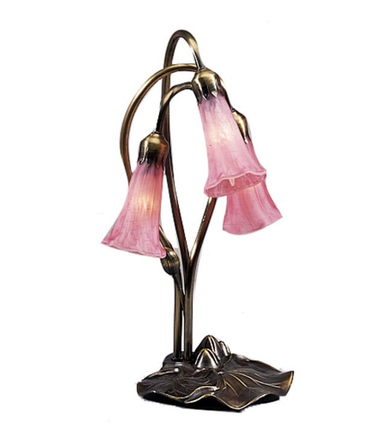 Meyda Tiffany 14728 Stained Glass / Tiffany Desk Lamp From The Lilies ...