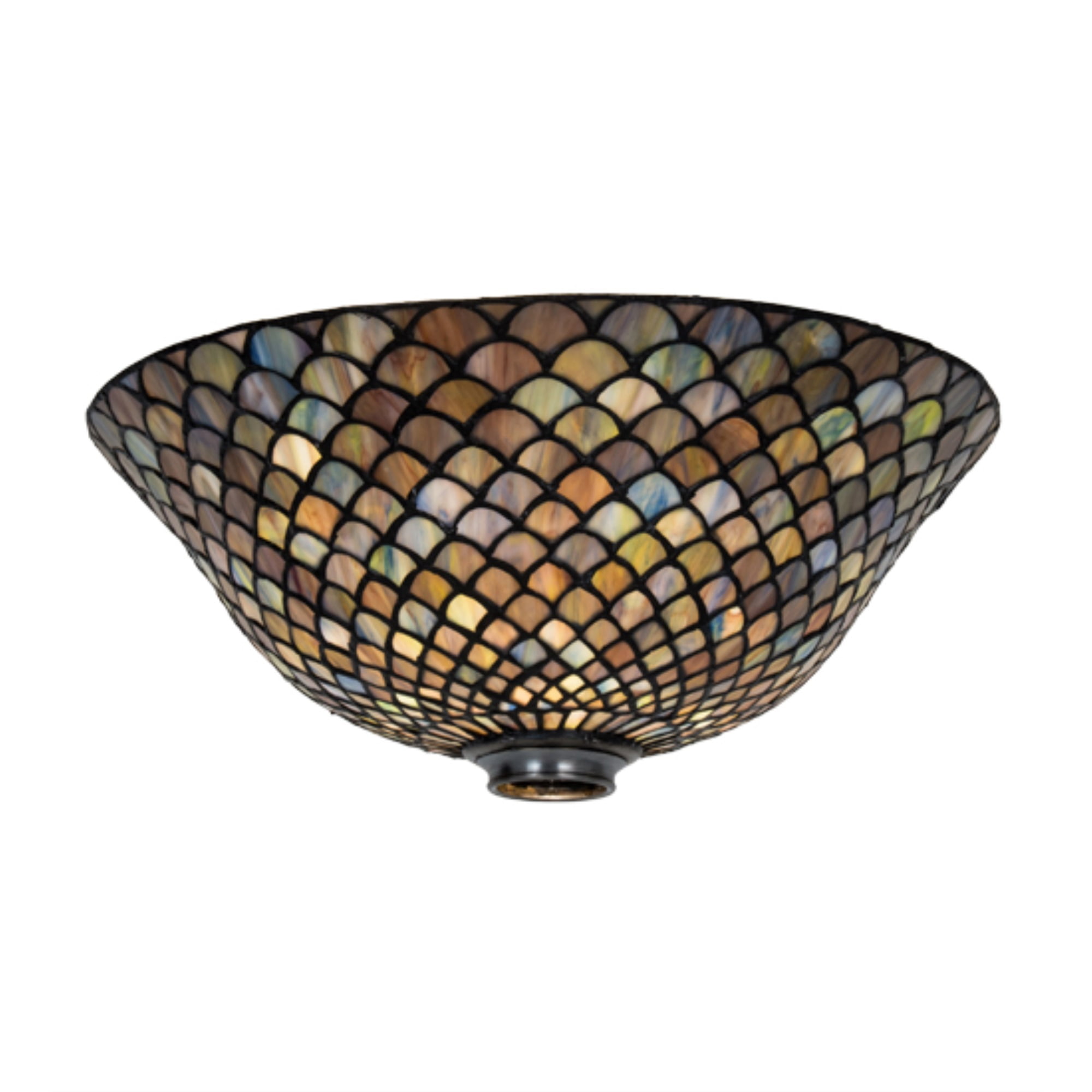 Meyda Tiffany 20583 Tiffany Fishscale 7" Tall Lamp Shade - Walmart.com
