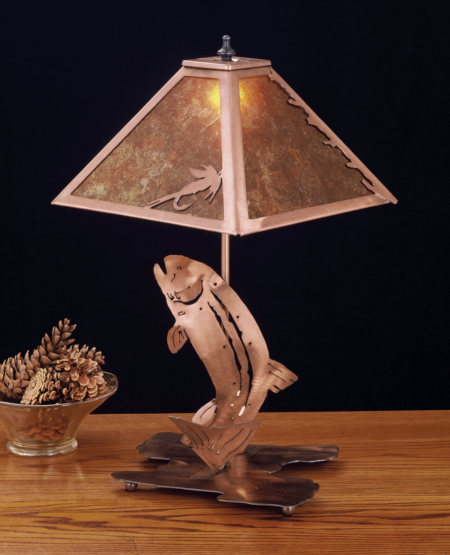 Meyda Tiffany 32532 Table Lamp From The Fish Du Jour Collection ...