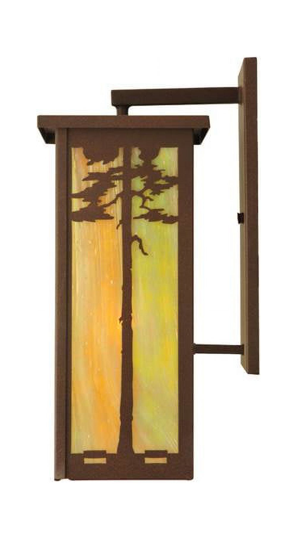 Meyda Tiffany 79918 7.5" W Tamarack Wall Sconce - Cafe Noir - Walmart.com