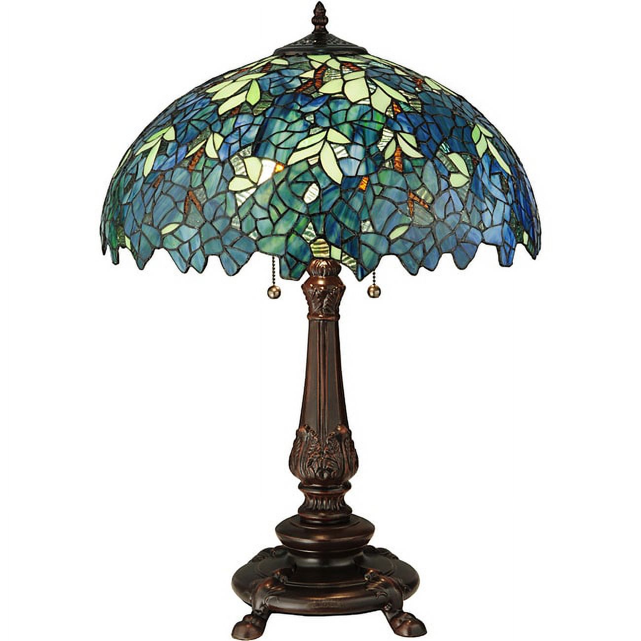 Tiffany Style Mission Mini Table Lamp - 15" Tall - Walmart.com