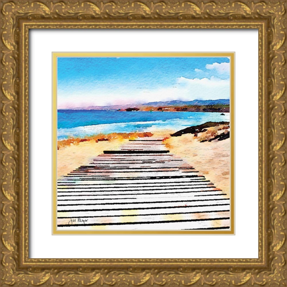 Meyer, Jill 15x15 Gold Ornate Wood Framed with Double Matting Museum Art Print Titled - Pier ...