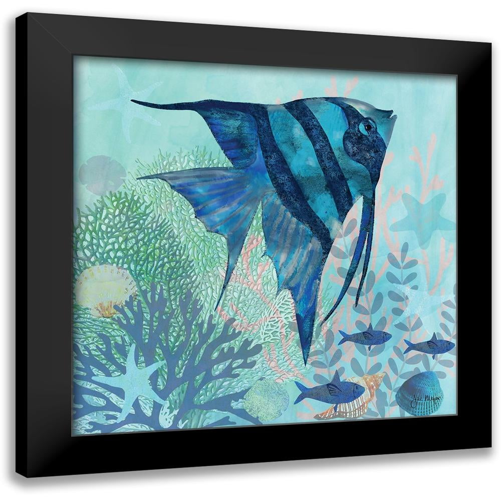 Meyer, Jill 20x20 Black Modern Framed Museum Art Print Titled - Coral ...