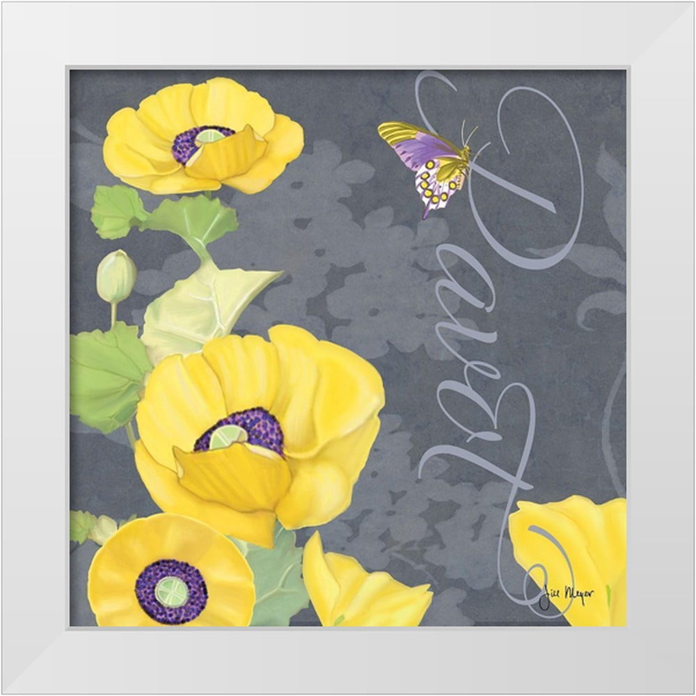 Meyer, Jill 26x26 White Modern Wood Framed Museum Art Print Titled ...