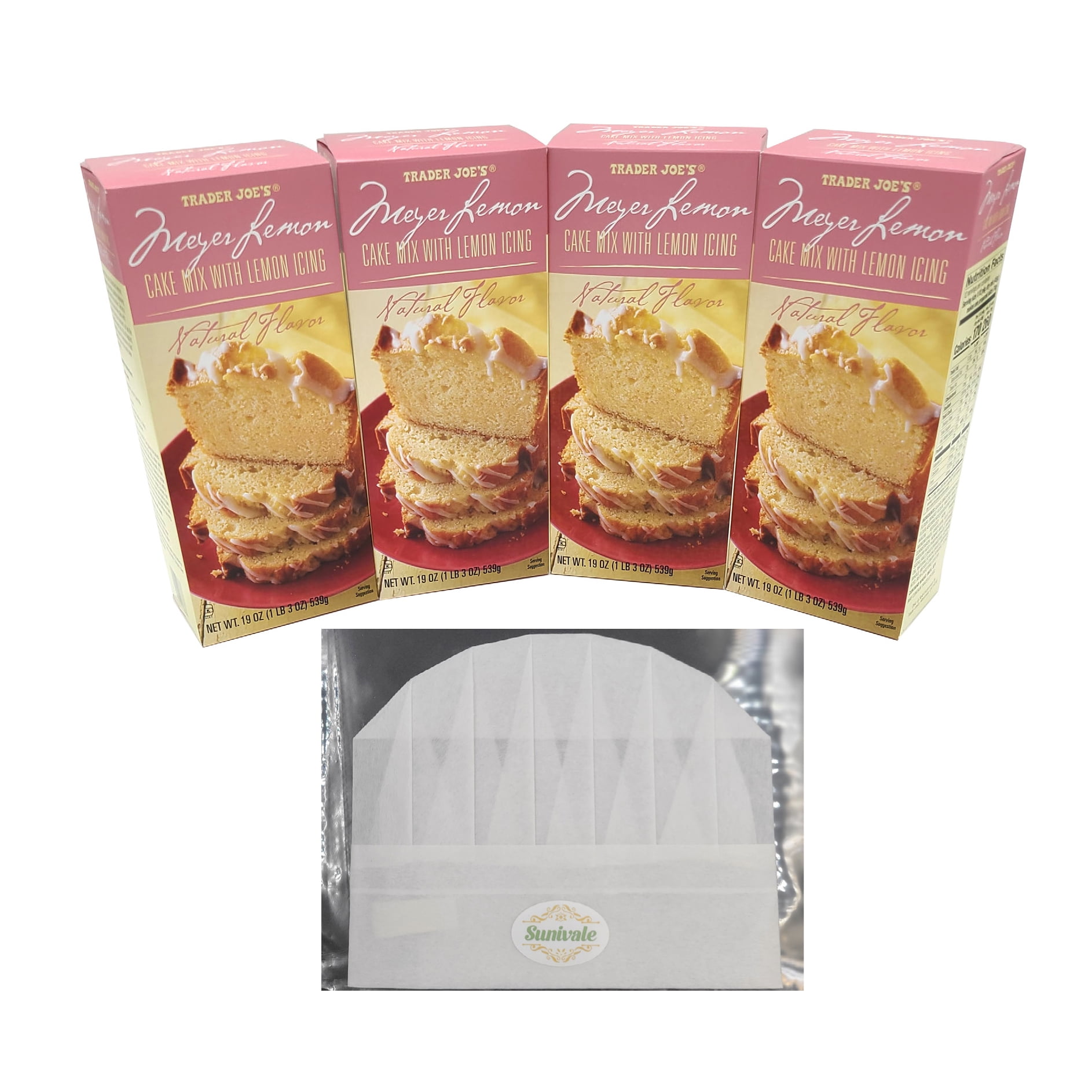 Meyer Lemon Cake Mix Bundle Includes | 4 Boxes - Walmart.com