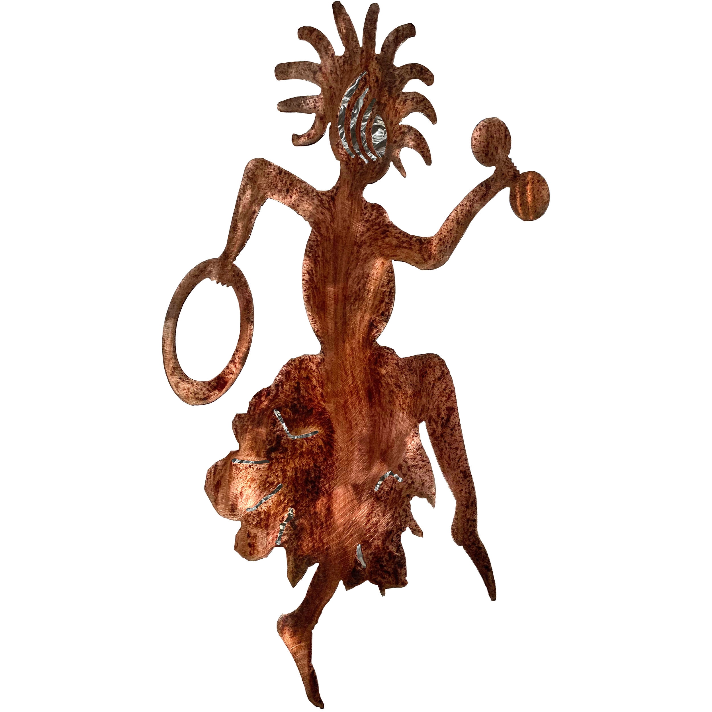 Meyerdirk Art Desert Dancer Cindi Metal Decor, Large - Silver - Walmart.com