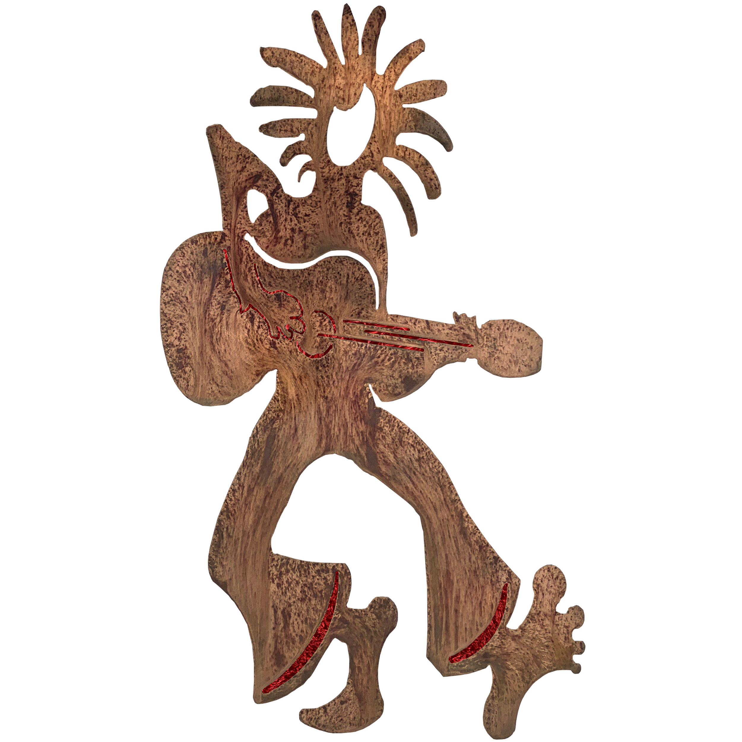 Meyerdirk Art Desert Dancer Willie Metal Decor, Small - Red - Walmart.com