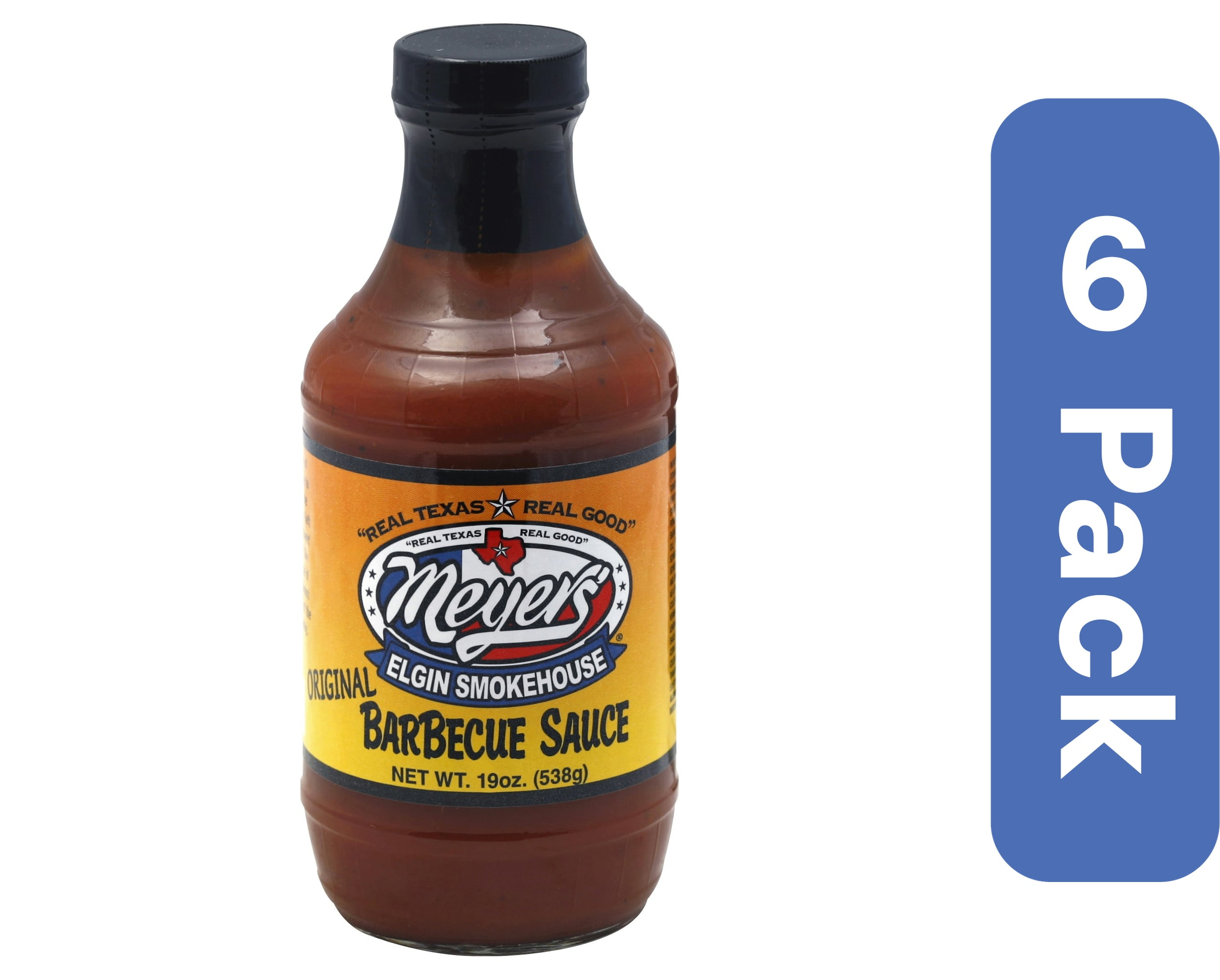 Meyers Elgin Barbecue Sauce 19 oz (Pack Of 6) - Walmart.com