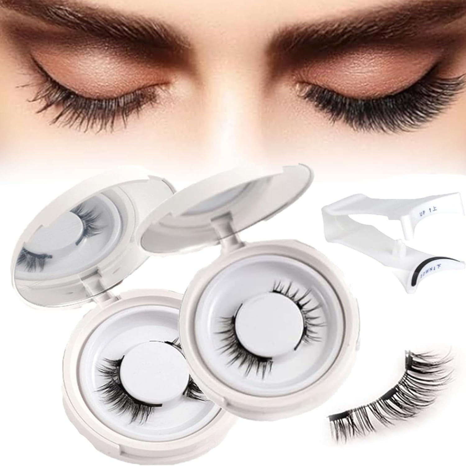 Meylora Magnetic Lashes, Meylora Magnetic Eyelashes with Applicator ...
