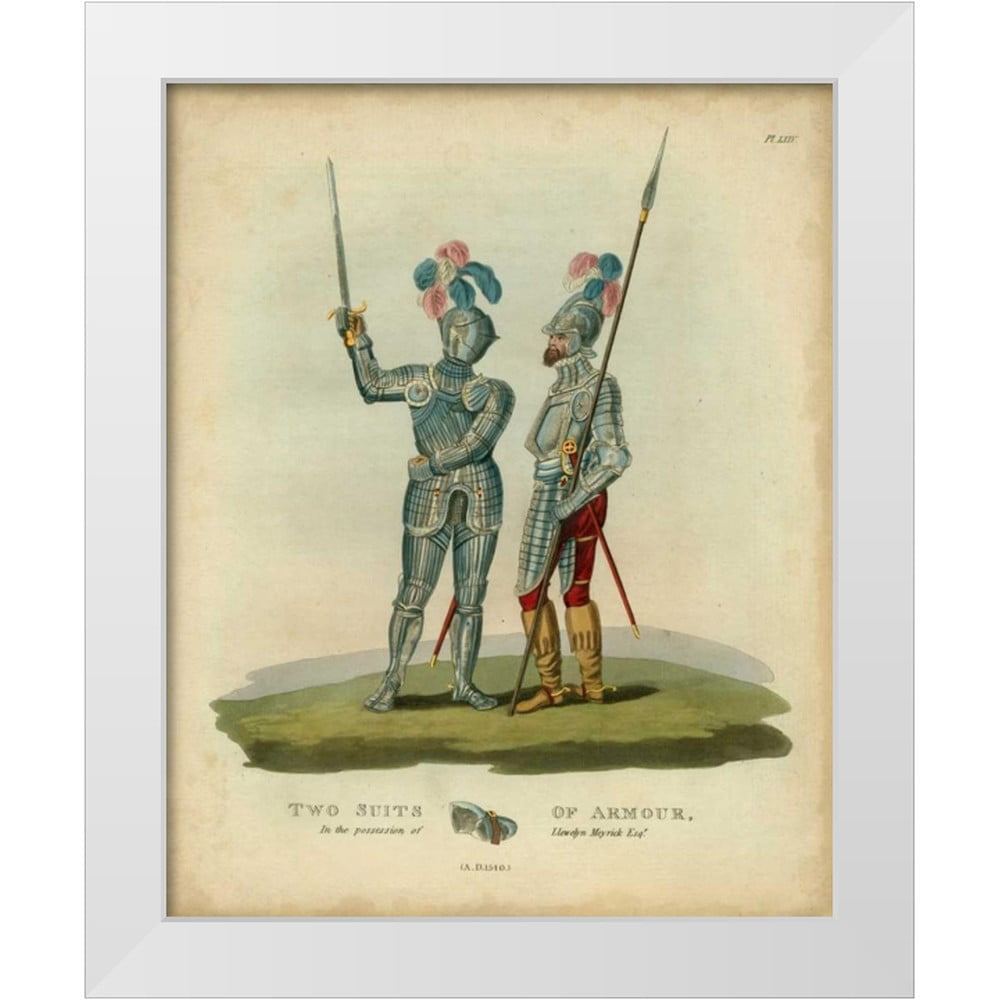 Meyrick 15x18 White Modern Wood Framed Museum Art Print Titled - Men in ...