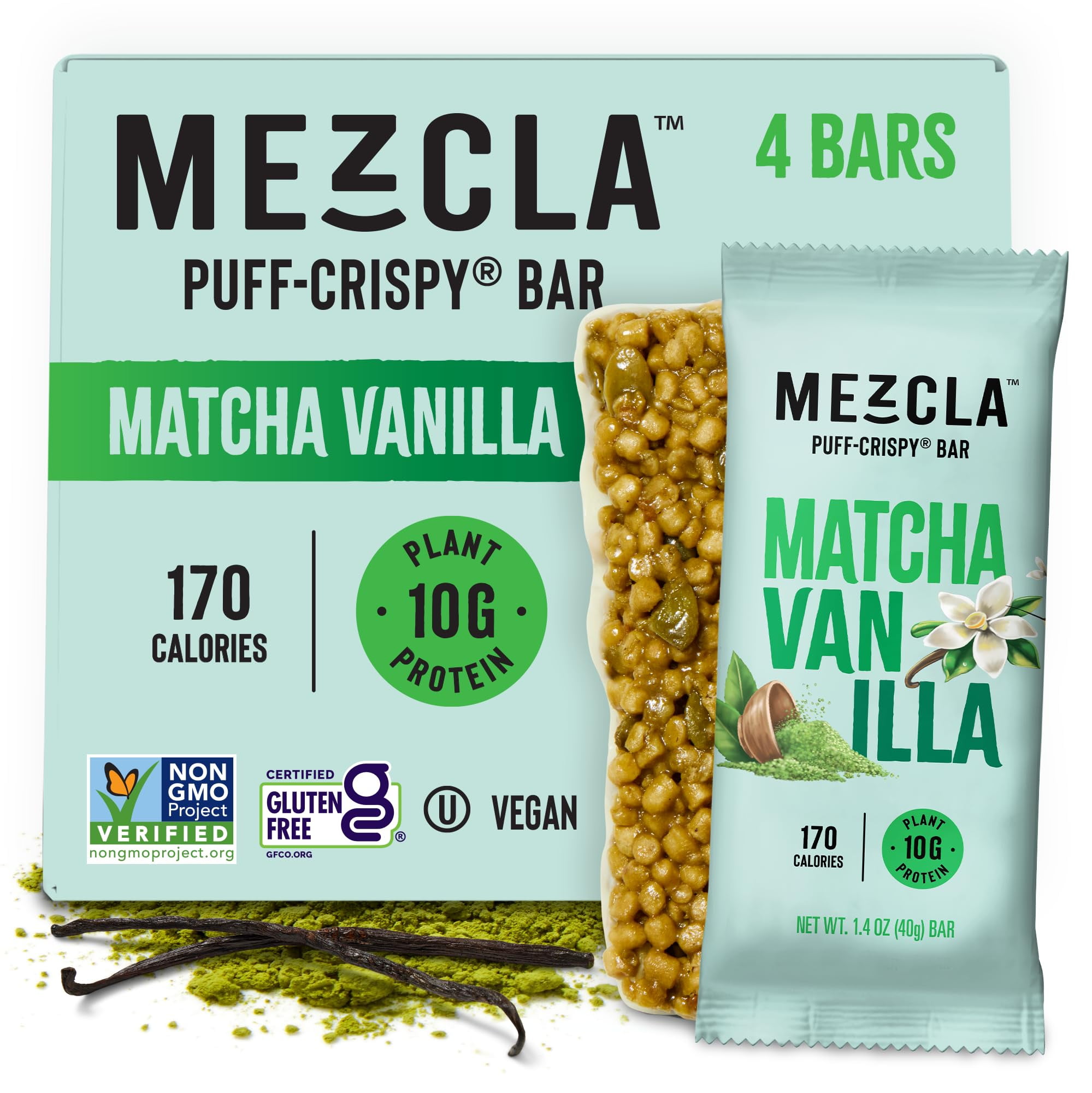 Mezcla Puff Crispy MFF30 Bars, Gluten Free & Bars, 10g Protein, Alt for ...