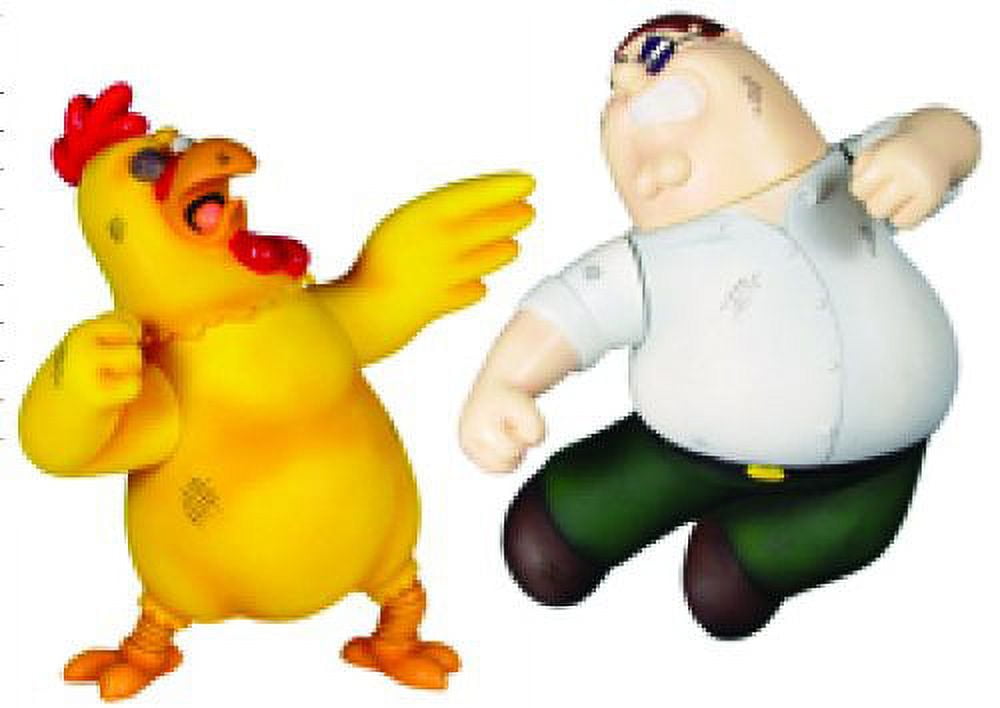 Mezco Family Guy Classics: Peter vs. Chicken Action Figure Set 2 ...
