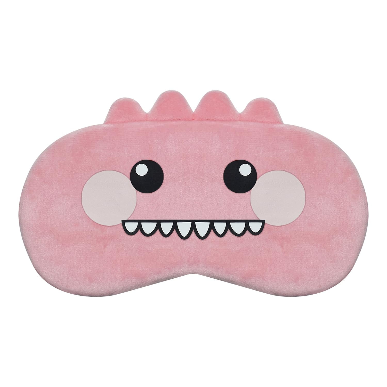 Mezeic Cute Sleeping Mask - Soft Plush Animal Eye Mask Travel Blindfold ...