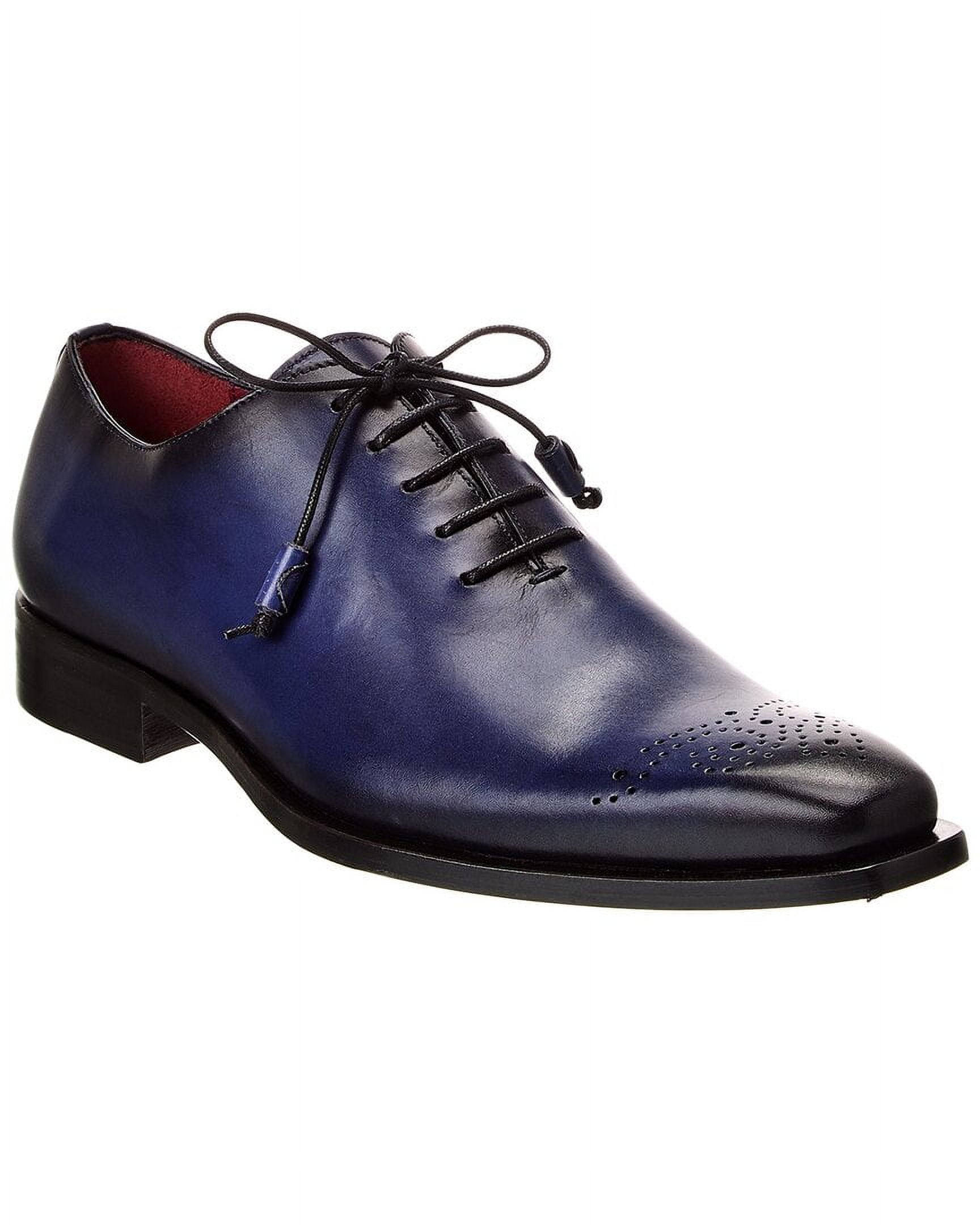 Mezlan Cupula Patina Leather Oxford, 10.5, Blue - Walmart.com