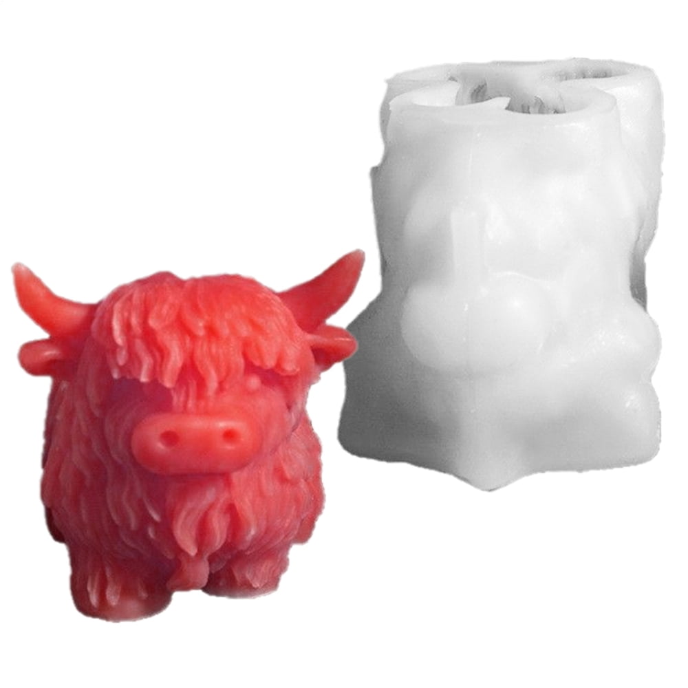 MezoJaoie Animal Molds Resin Molds for Figurines Food-Grade Highland ...
