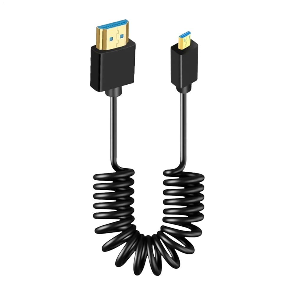MezoJaoie Coiled Monitor Cable Portable Screens Coiled Spring Cable ...