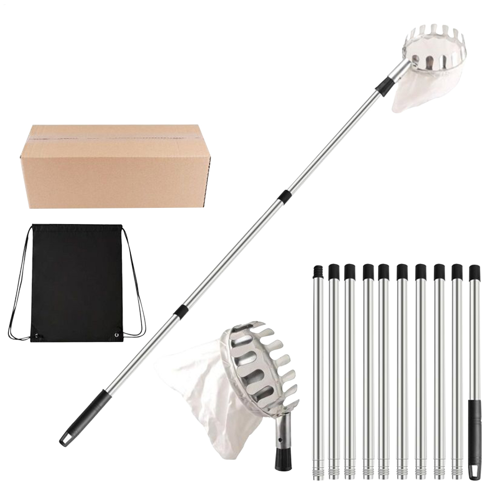MezoJaoie Fruit Picker Pole with Basket Fruit Picker Pole with Basket ...